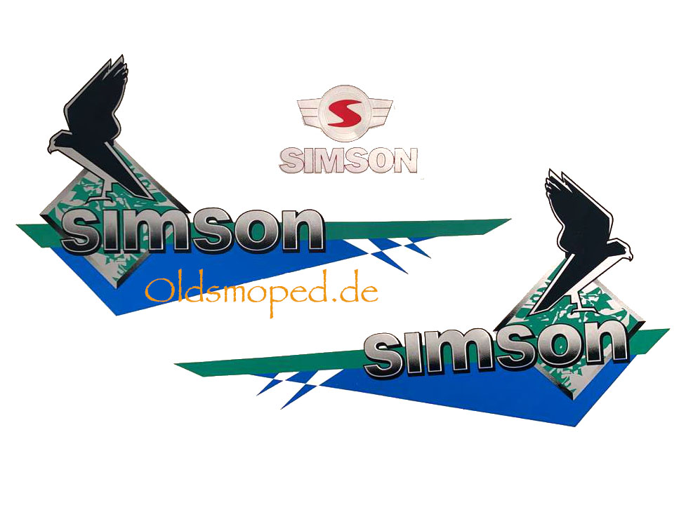 Oldsmoped - Aufkleber(Set), S53